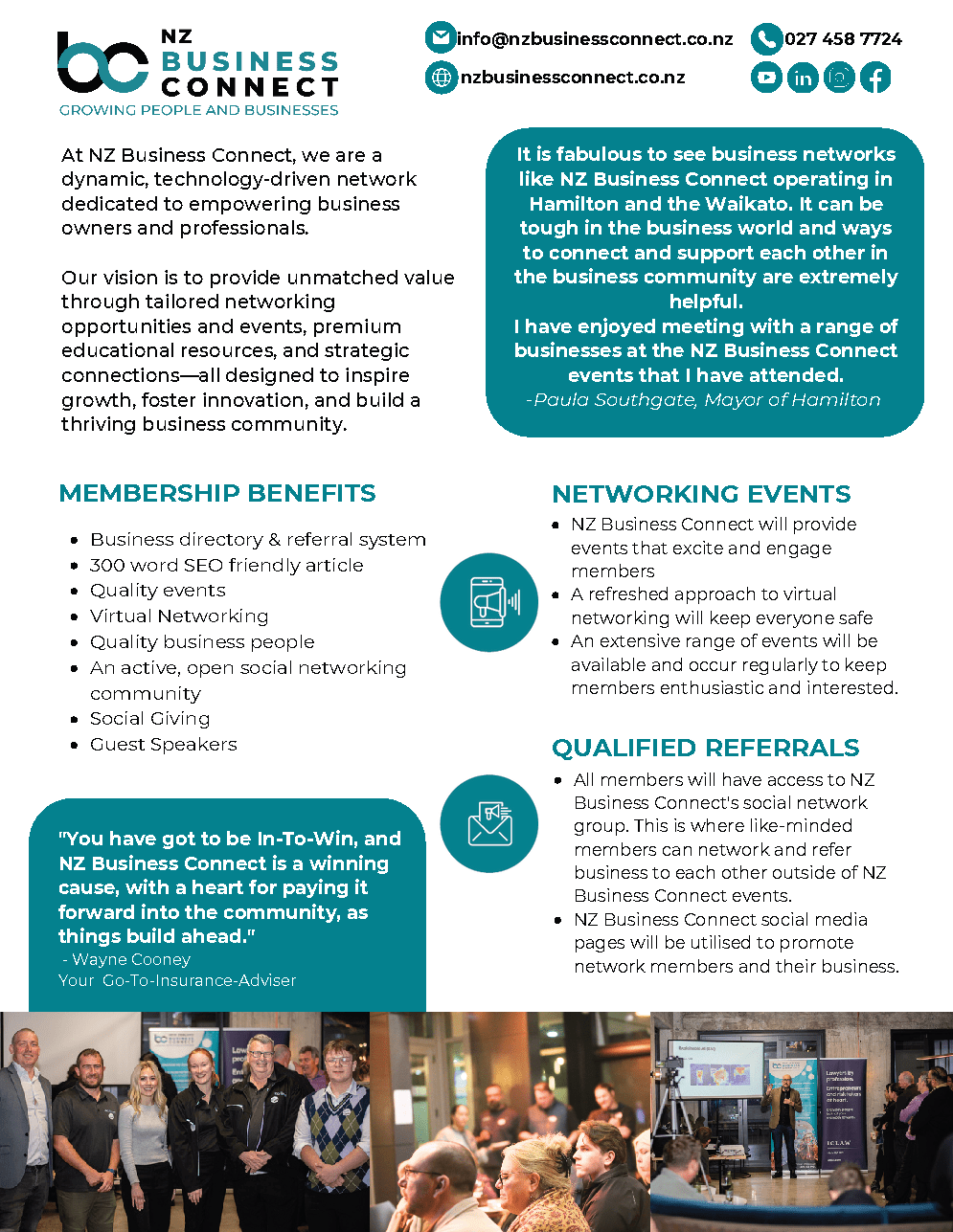 NZ Business Connect Flyer - NZ Business Connect